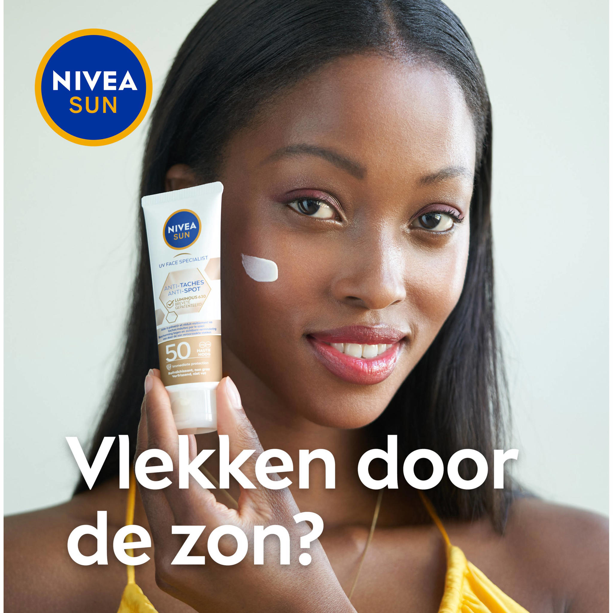 NIVEA SUN Luminous Gezicht zonnecrème SPF 50 - 40 ml | wehkamp