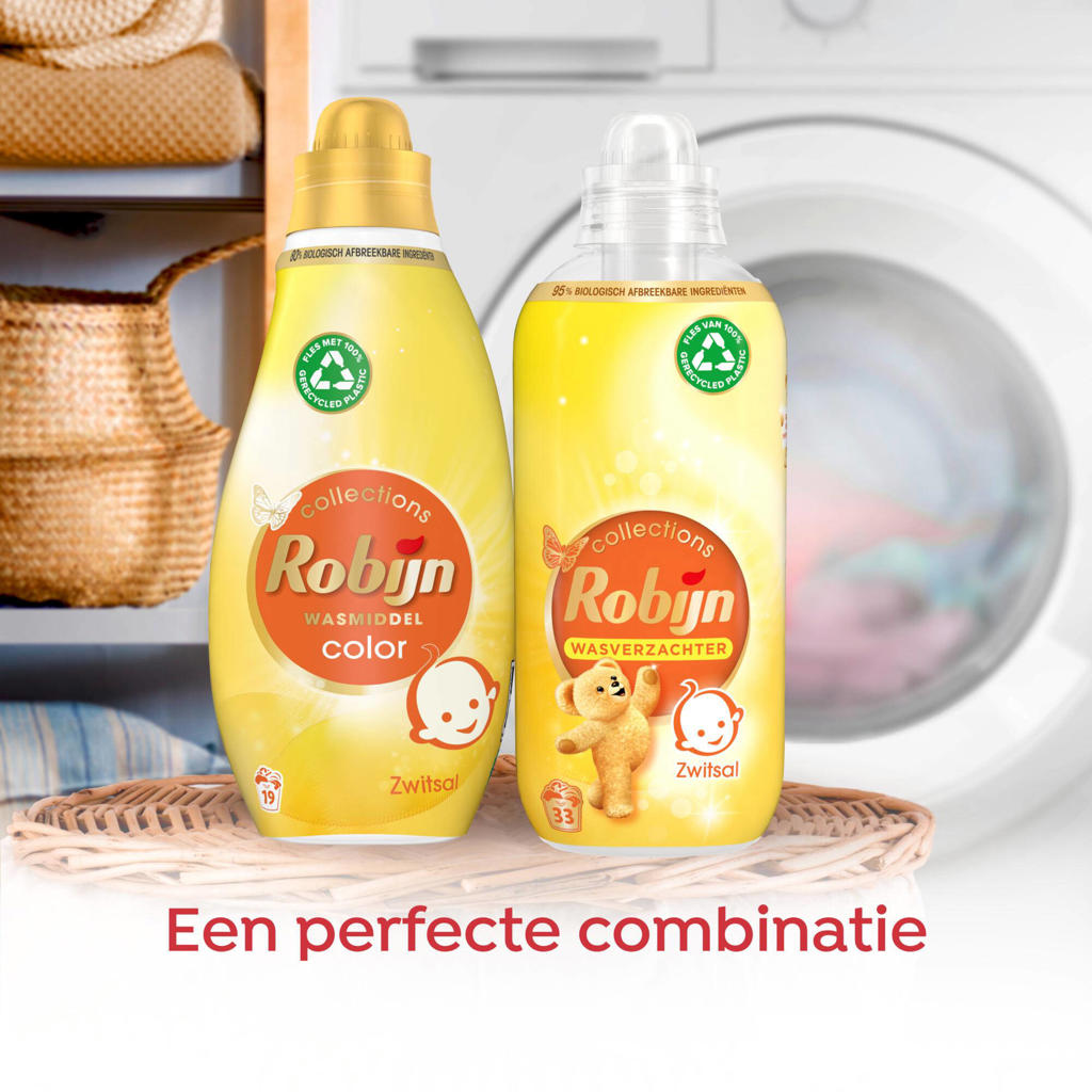Robijn Perfect Match wasmiddel en wasverzachter pakket - Zwitsal - set ...