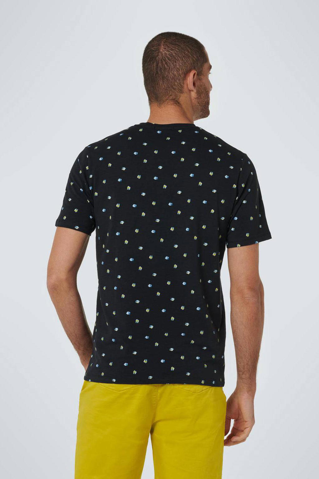 No Excess T-shirt met all over print black | wehkamp