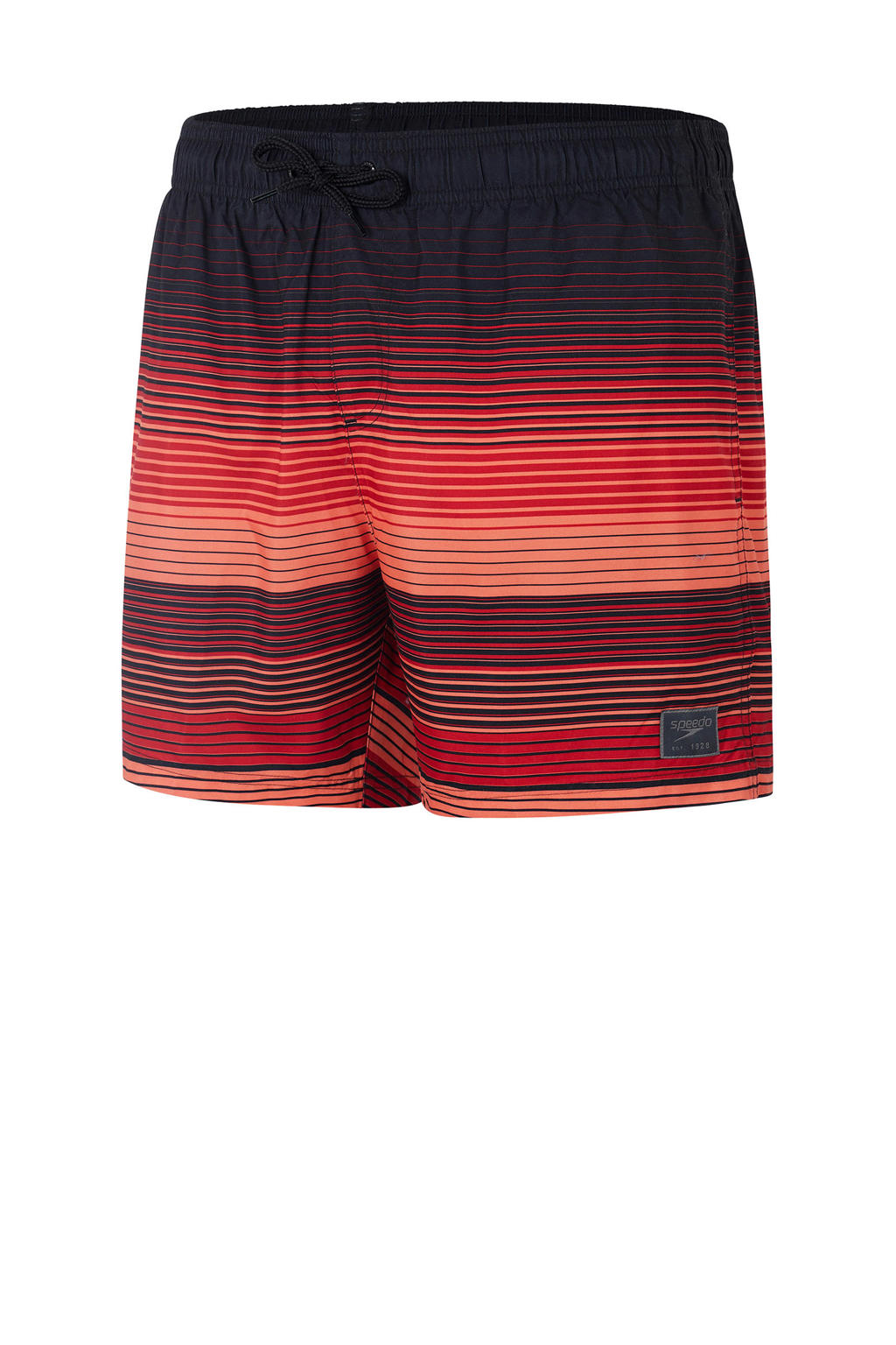 Speedo ECO Placement zwemshort rood/zwart | wehkamp