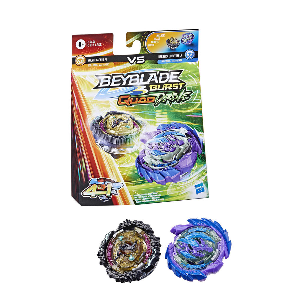 Beyblade Quad Drive Wrath Fafnir en Berserk Linwyrm Duopack | wehkamp