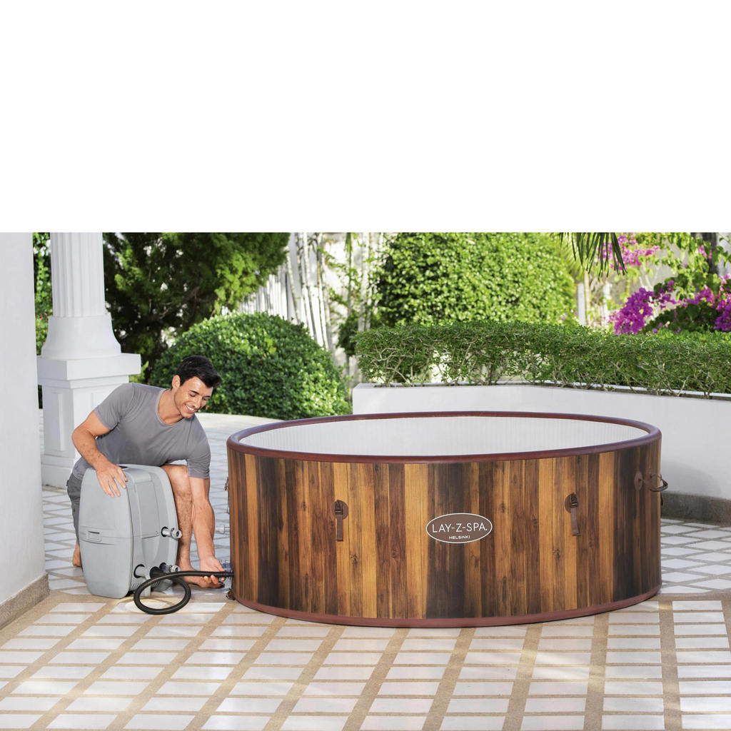 Lay-Z-Spa opblaasbare jacuzzi Helsinki (Ø180 cm) | wehkamp