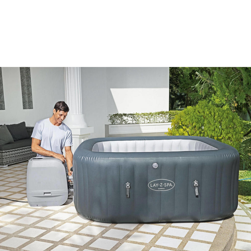 Lay-Z-Spa opblaasbare jacuzzi Hawaii hydrojet pro (Ø180 cm) | wehkamp