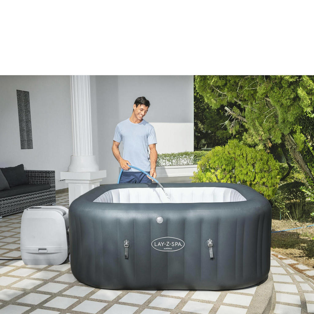 Lay-Z-Spa opblaasbare jacuzzi Hawaii hydrojet pro (Ø180 cm) | wehkamp