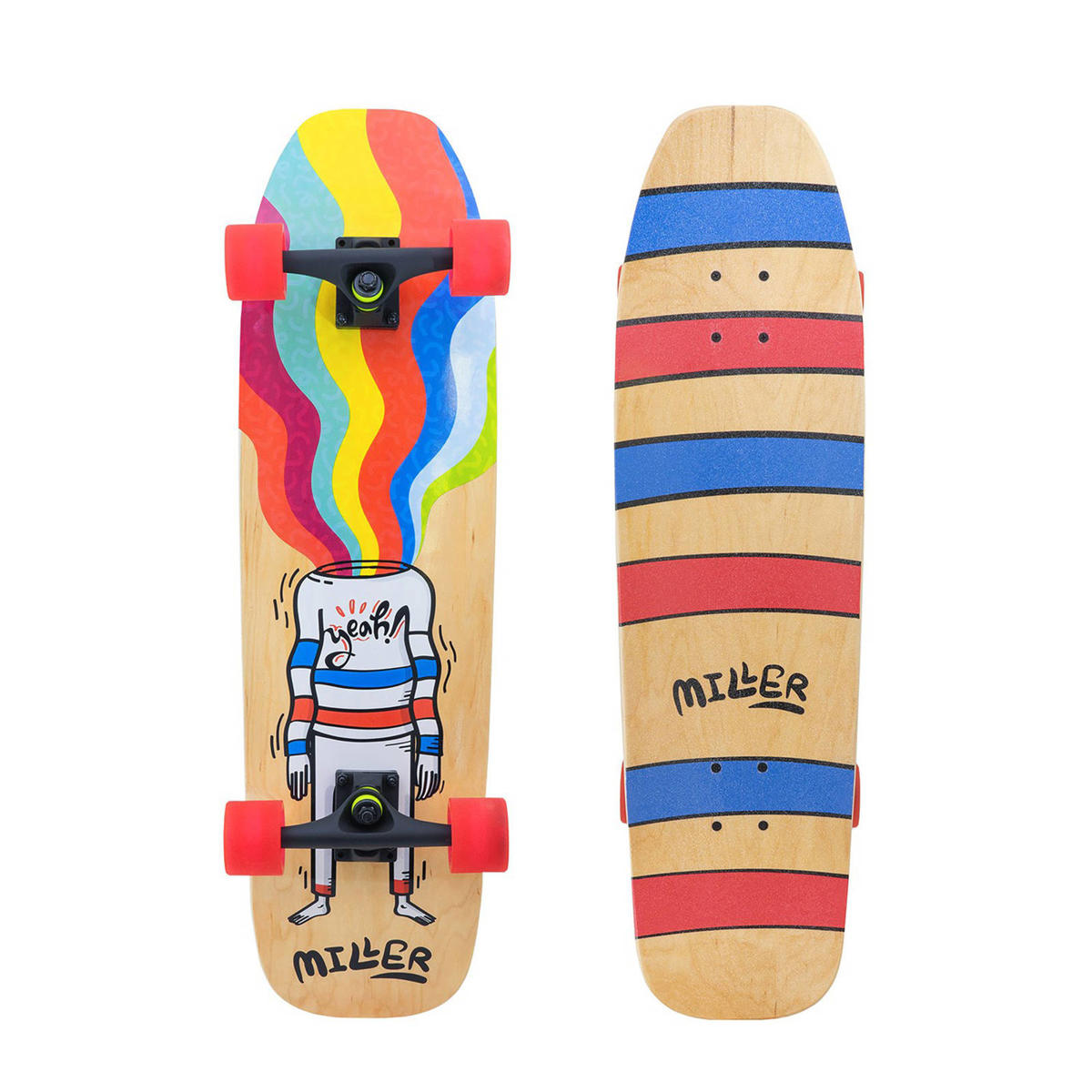 Miller Skateboard Cruiser Clowning 31" | wehkamp