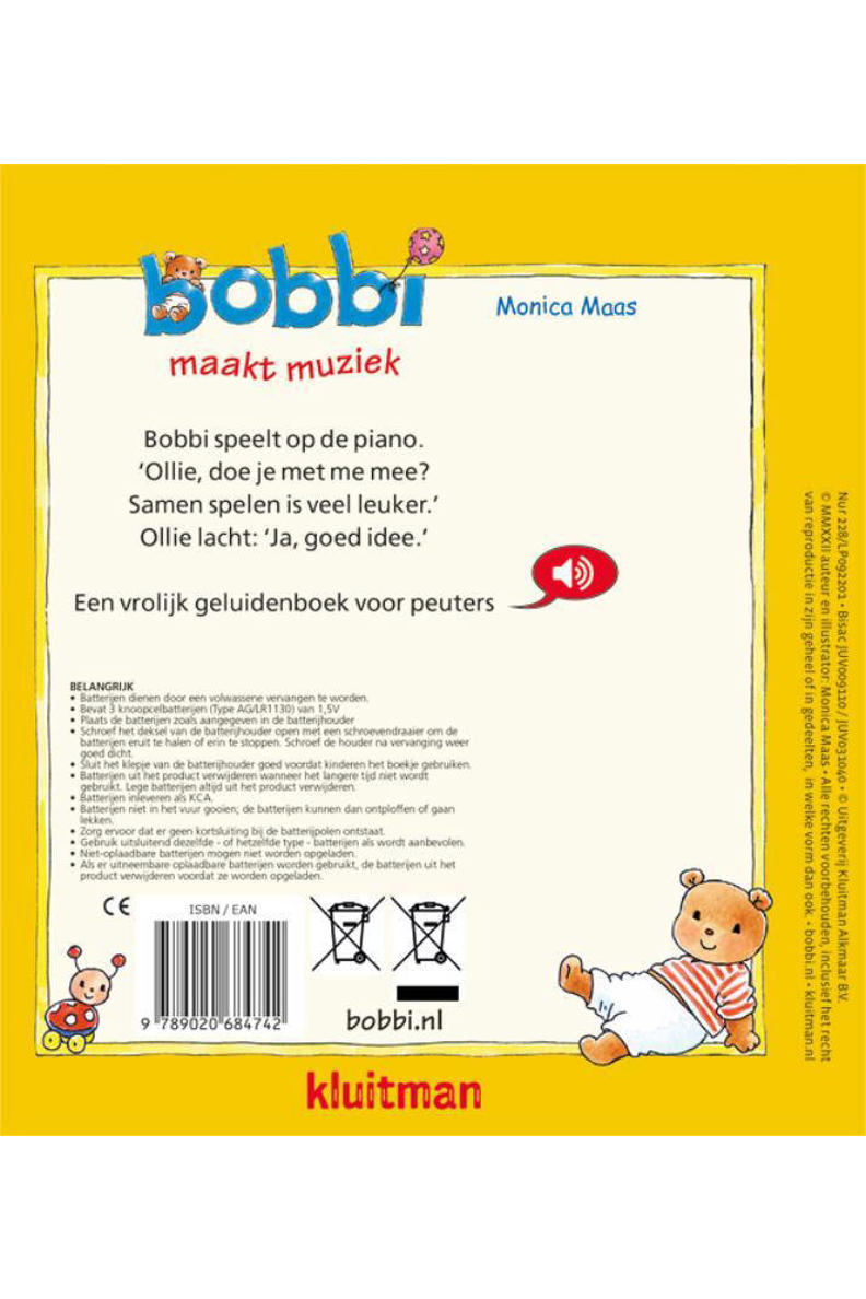 Monica Maas Bobbi: Bobbi maakt muziek - geluidenboek | wehkamp