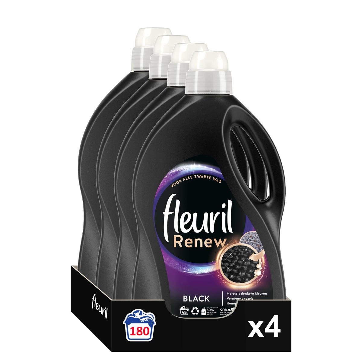 Fleuril Renew Black Gel wasmiddel - 4 x 45 wasbeurten ...
