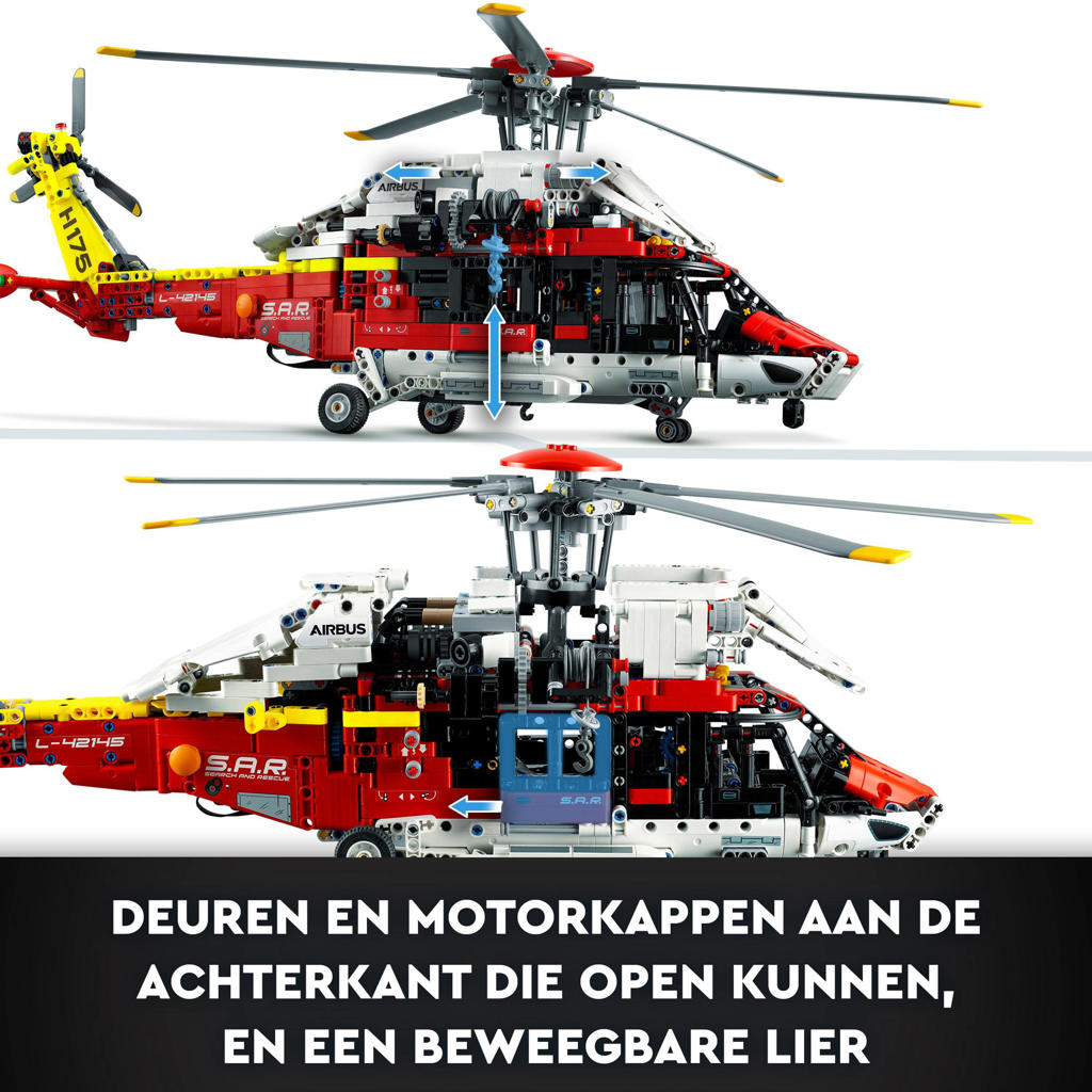 LEGO Technic Airbus H175 Reddingshelikopter 42145 | wehkamp