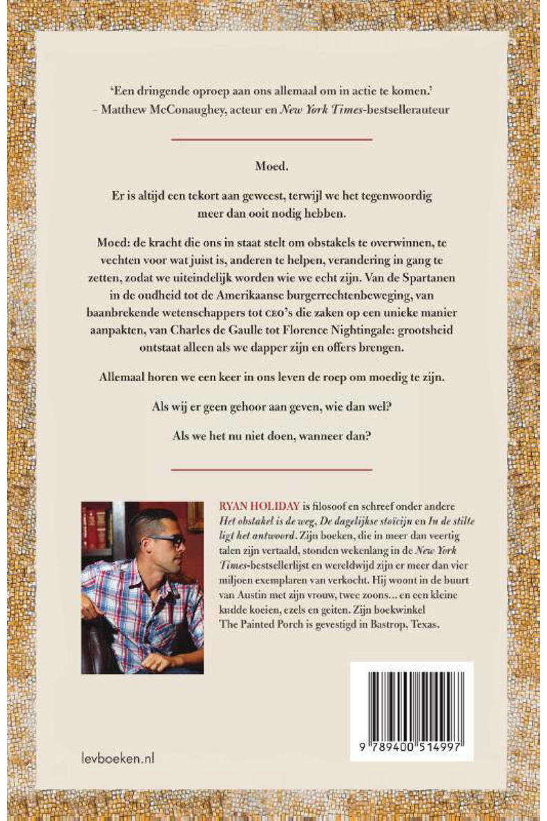 Ryan Holiday Het geluk is met de dapperen | wehkamp