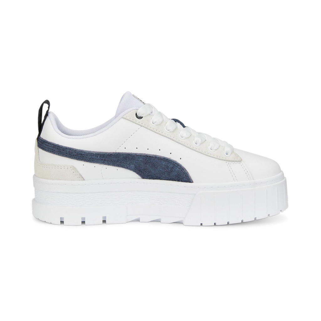 Puma Mayze Mix sneakers wit/donkerblauw | wehkamp