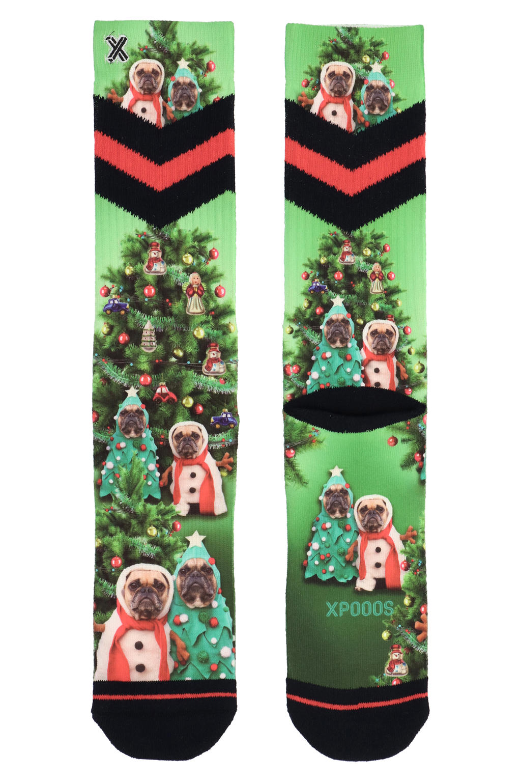XPOOOS giftbox sokken met all-over print - set van 2 multi | wehkamp