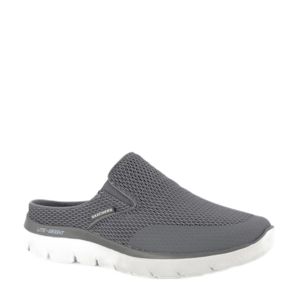 Skechers slippers grijs kopen? | Morgen in huis | wehkamp