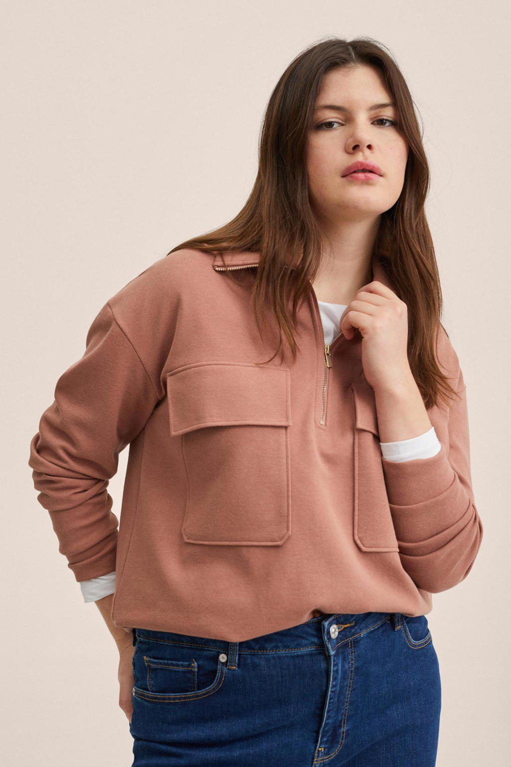 Mango sweater oudroze kopen? | Morgen in huis | wehkamp