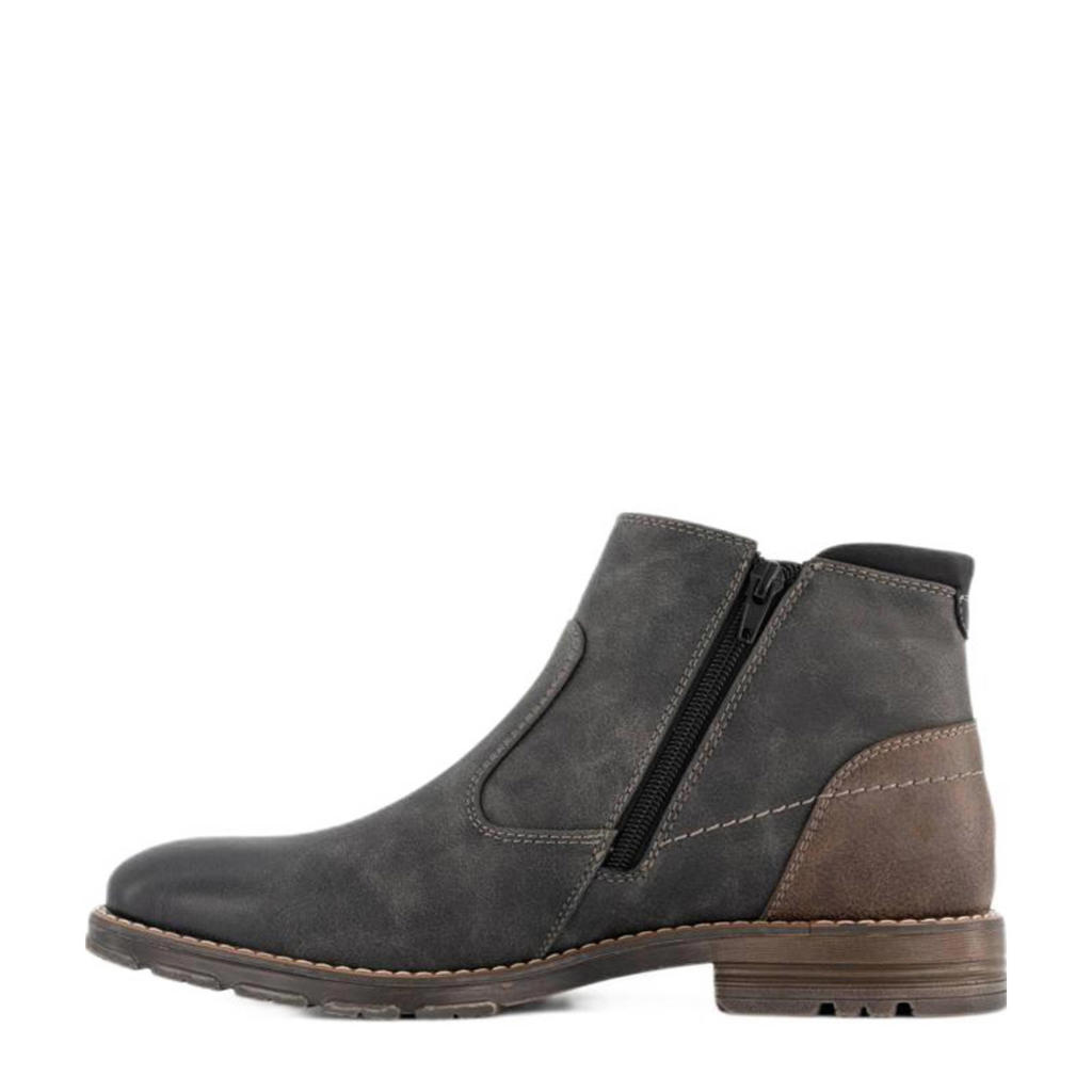 AM SHOE Am Shoe chelsea boots grijs | wehkamp