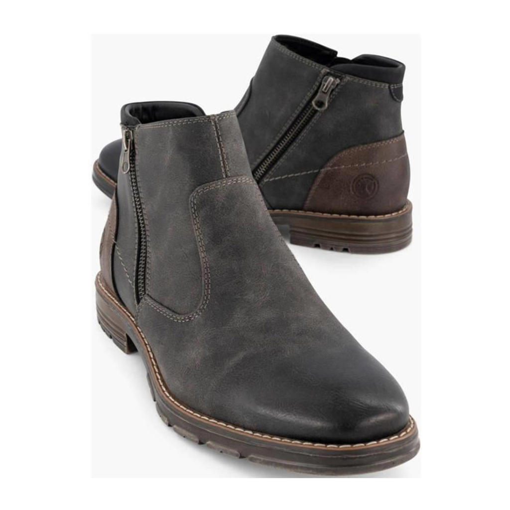 AM SHOE Am Shoe chelsea boots grijs | wehkamp