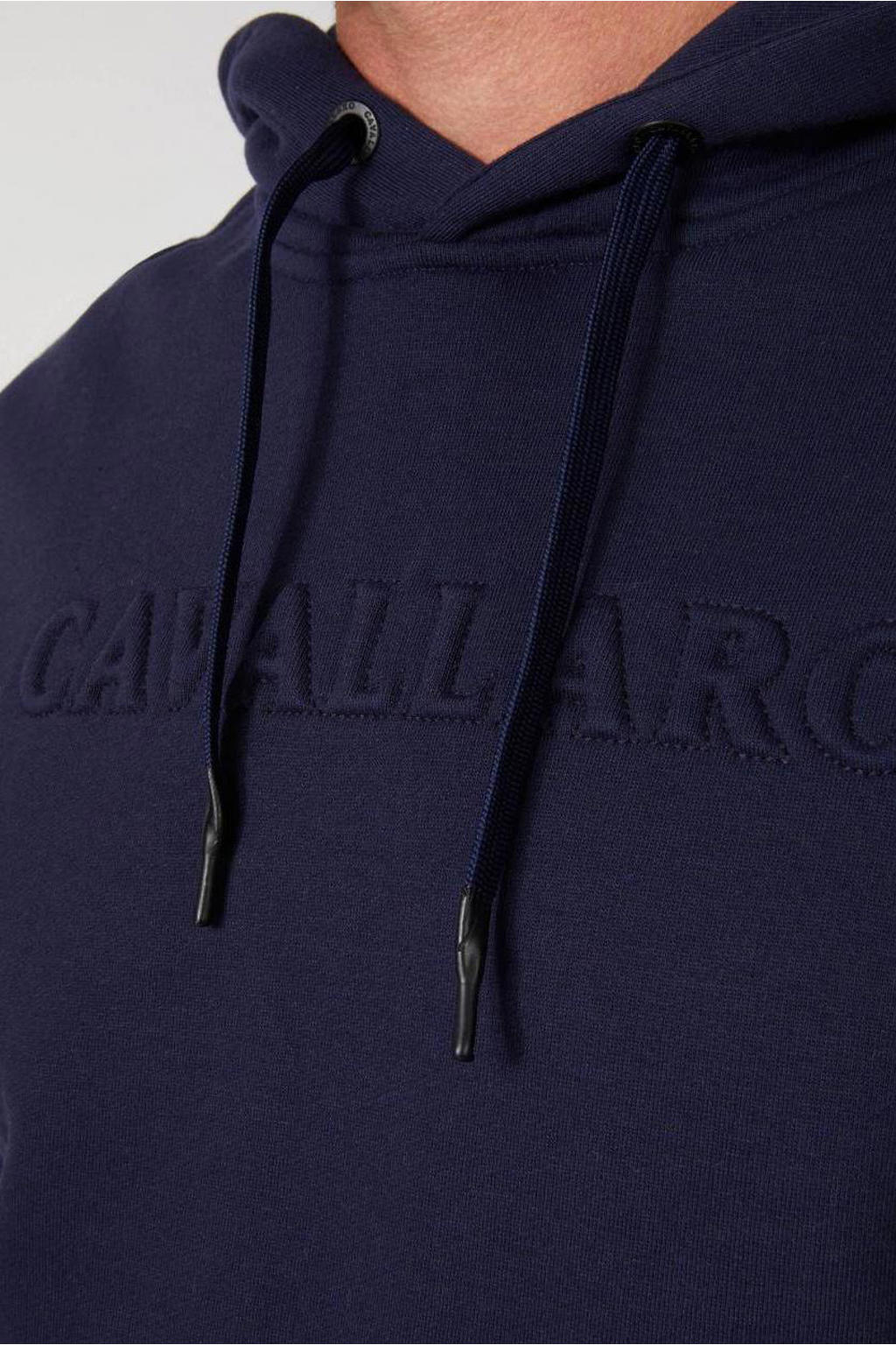 Cavallaro Napoli hoodie met logo dark blue | wehkamp