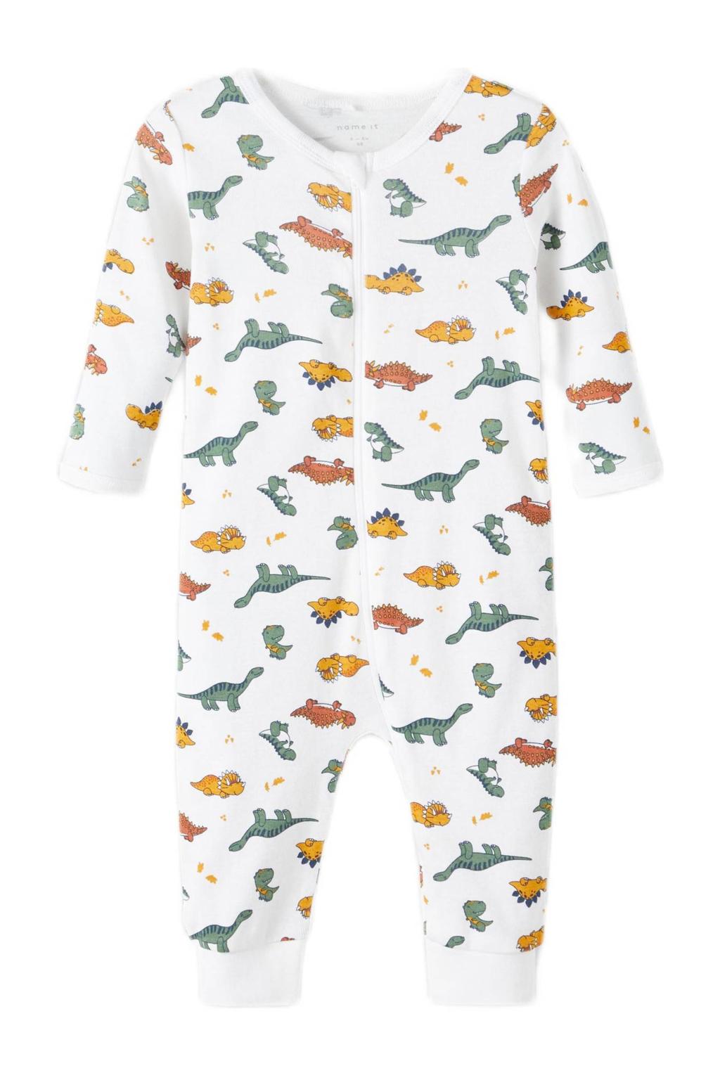 NAME IT BABY baby pyjama NBMNIGHTSUIT- set van 2 groen/wit/geel | wehkamp