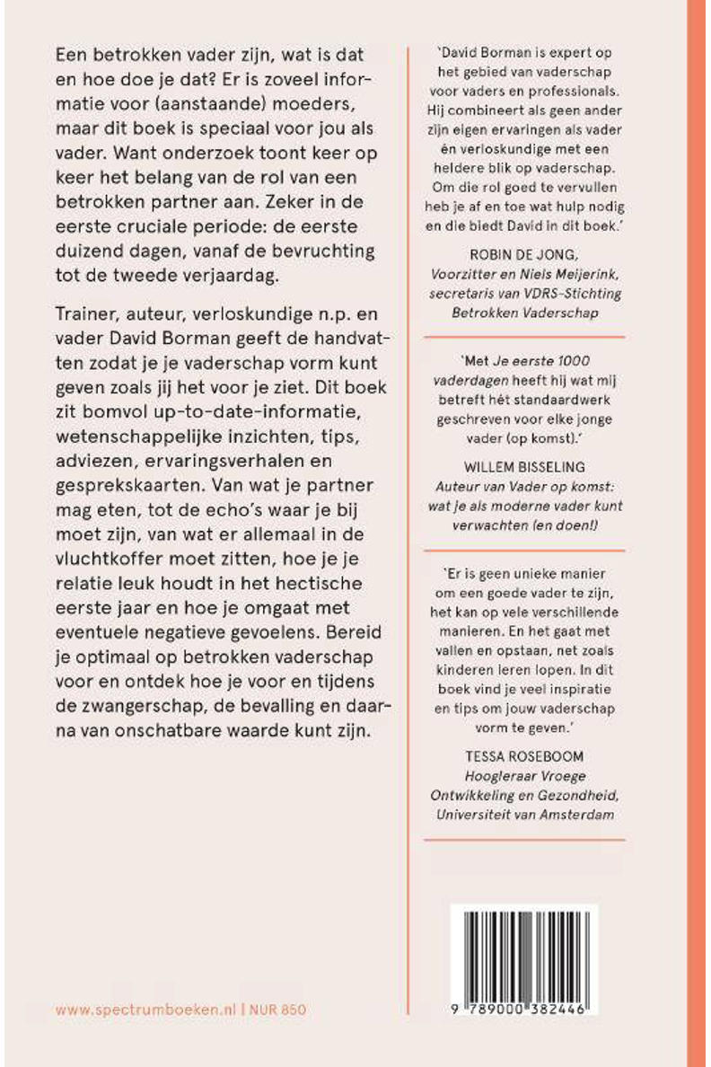 David Borman Je eerste 1000 vaderdagen | wehkamp