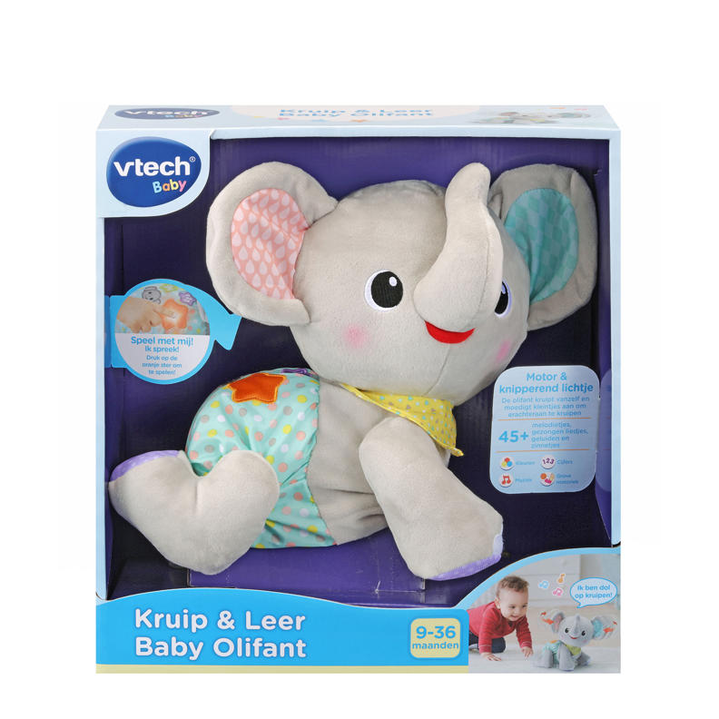 VTech Baby Kruip & Leer Olifant | wehkamp