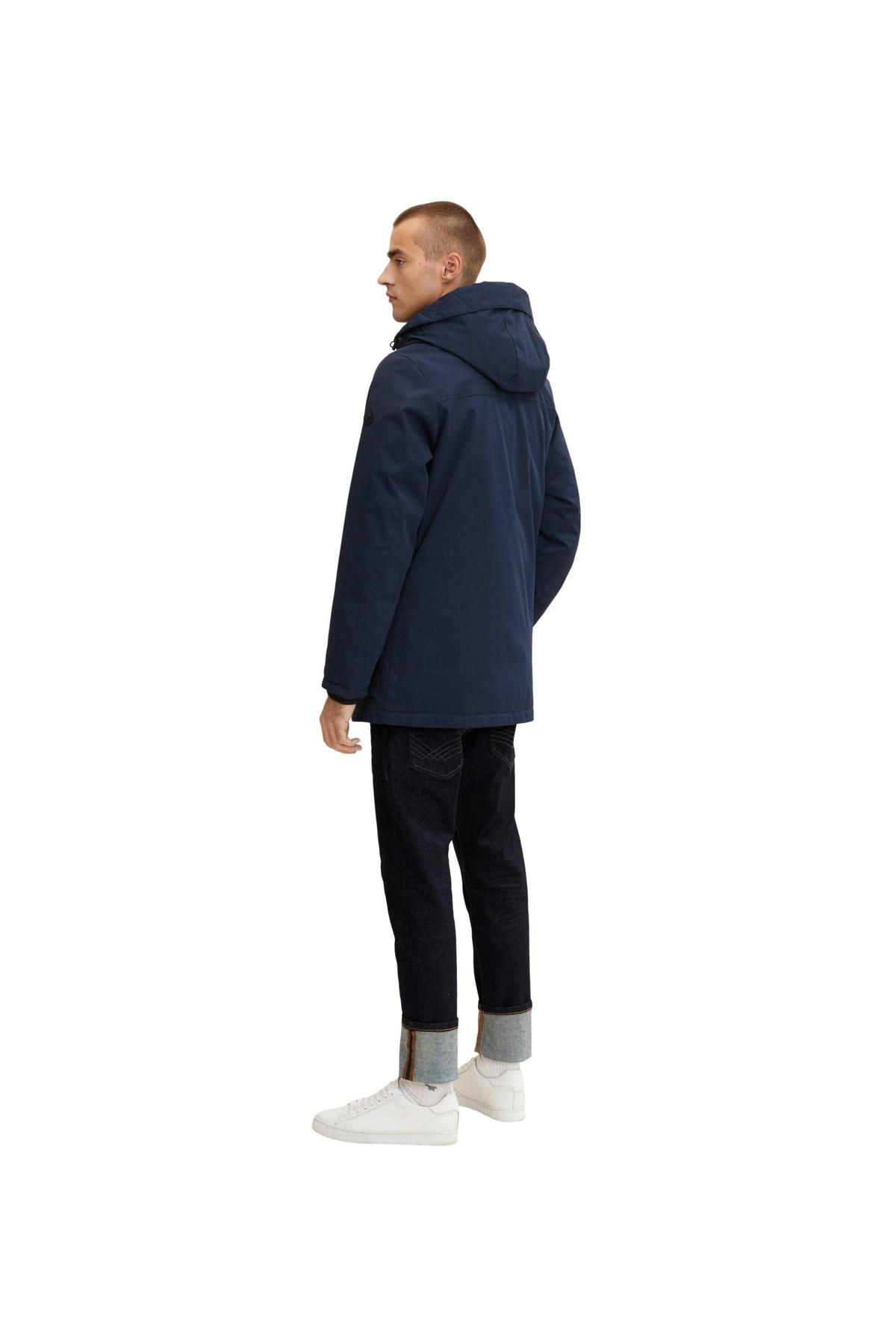 Tom Tailor gewatteerde jas sky captain blue | wehkamp