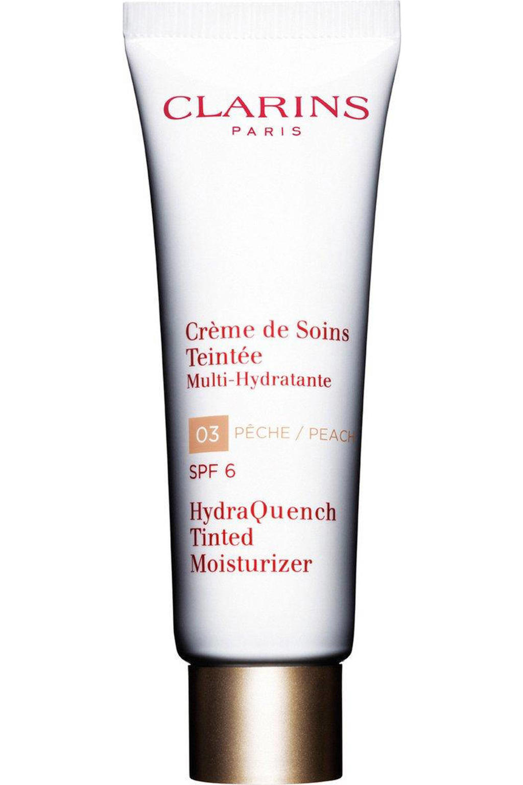 Clarins Hydraquench Tinted Moisturizer SPF 15 - 03 Peach | wehkamp