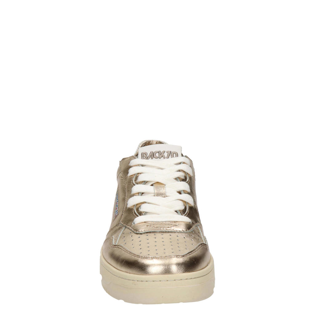 Back 70 Slam 2C leren sneakers goud | wehkamp