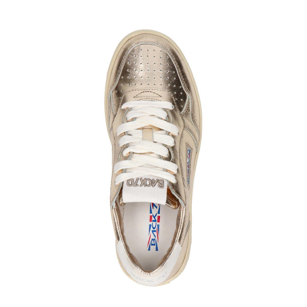 Back 70 Slam 2C leren sneakers goud | wehkamp