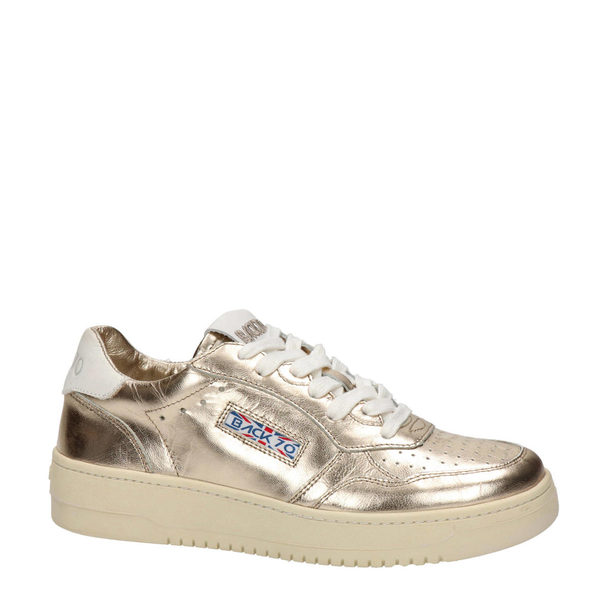 Back 70 Slam 2C leren sneakers goud | wehkamp