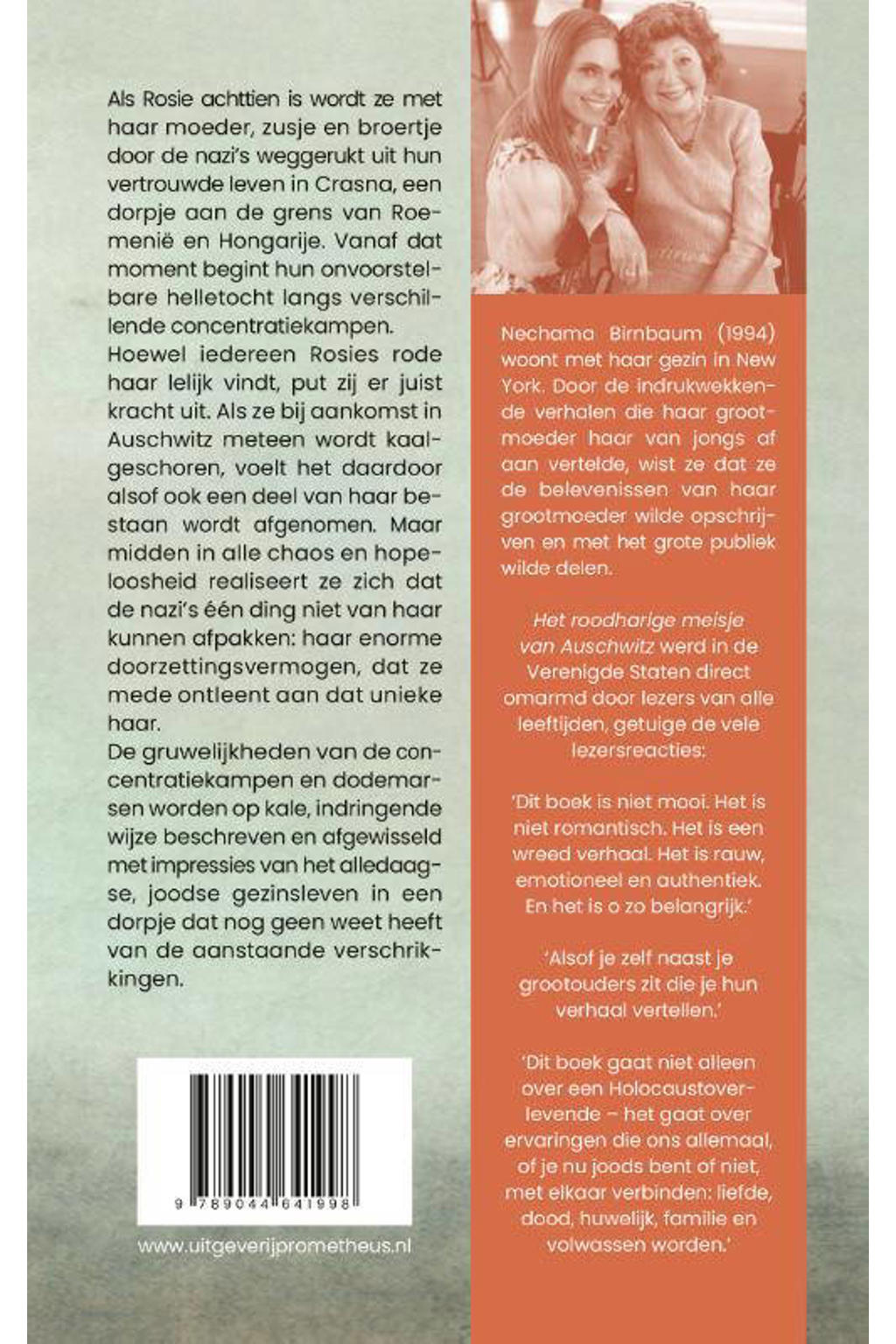 Nechama Birnbaum Het roodharige meisje van Auschwitz | wehkamp