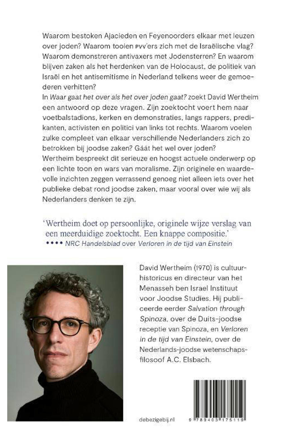 David Wertheim Waar gaat het over als het over Joden gaat? | wehkamp