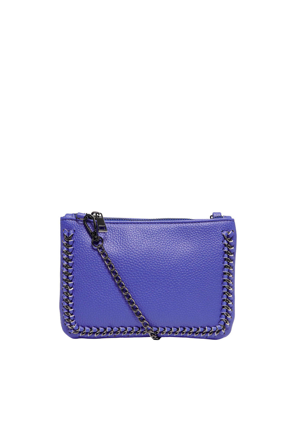 ONLY clutch ONLELLIE kobaltblauw | wehkamp