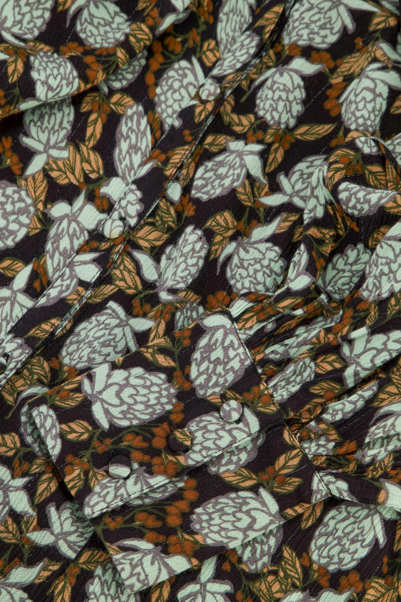 Fabienne Chapot blouse Philo met all over print zwart | wehkamp