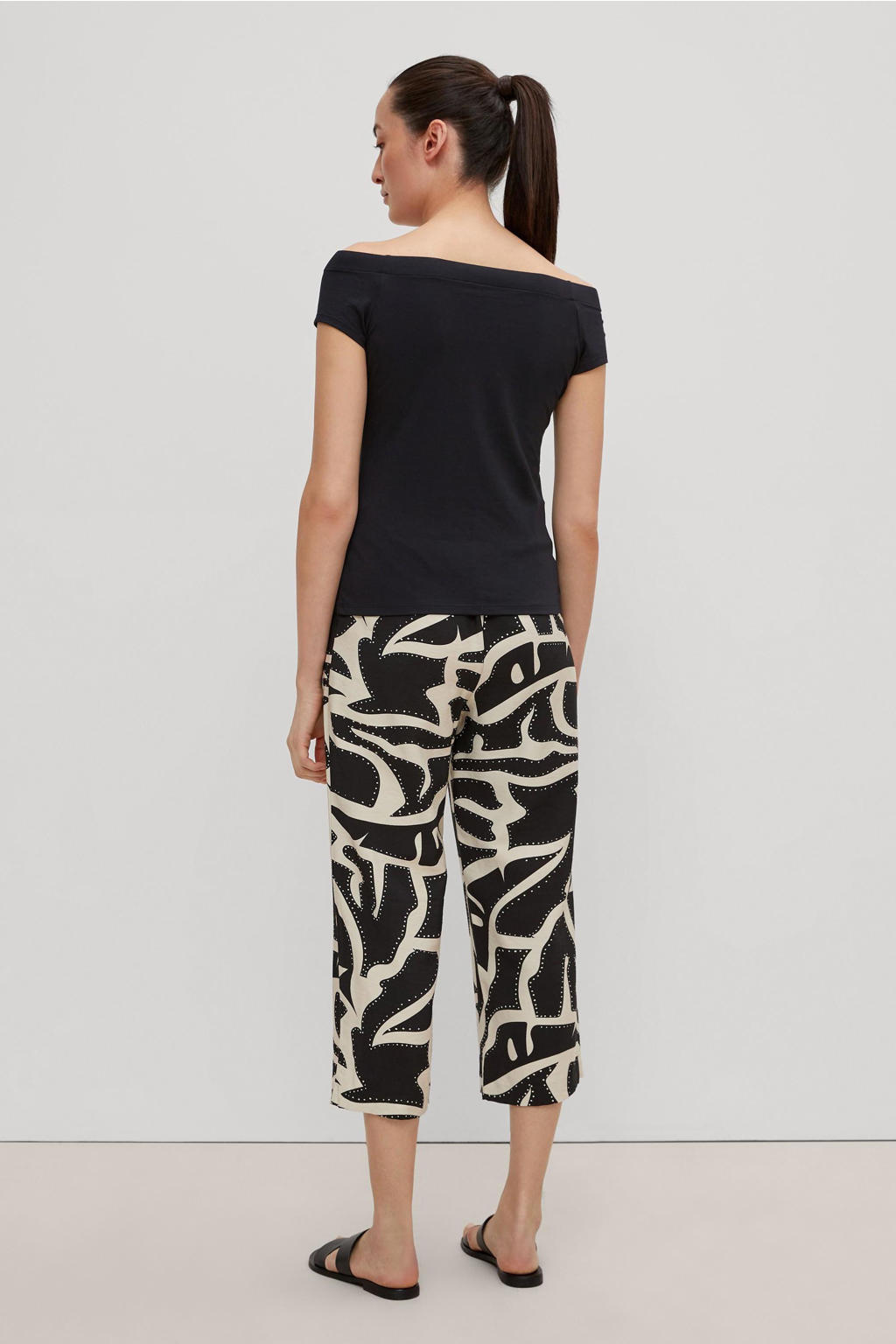 comma off shoulder top zwart kopen? | Morgen in huis | wehkamp