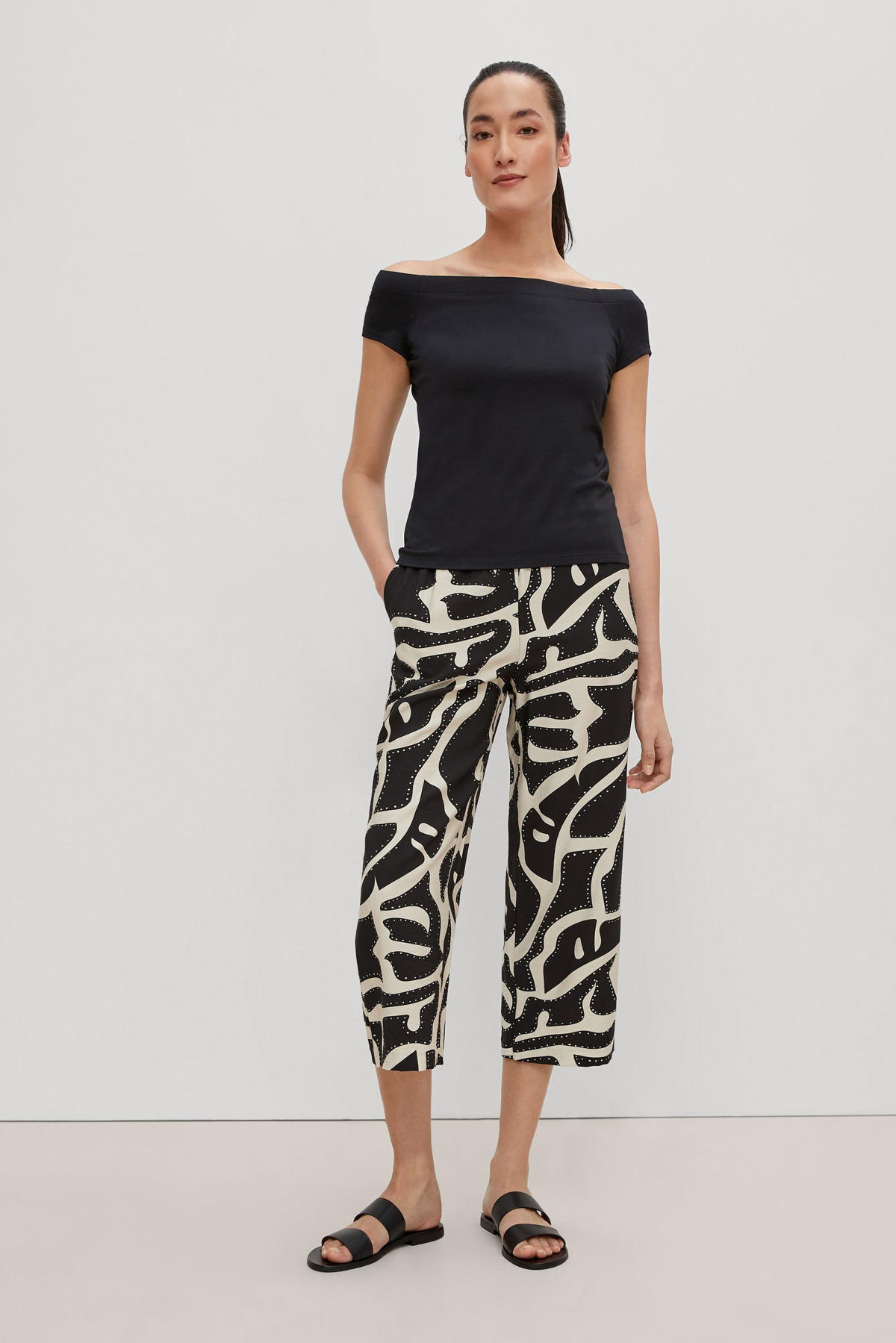 comma off shoulder top zwart kopen? | Morgen in huis | wehkamp