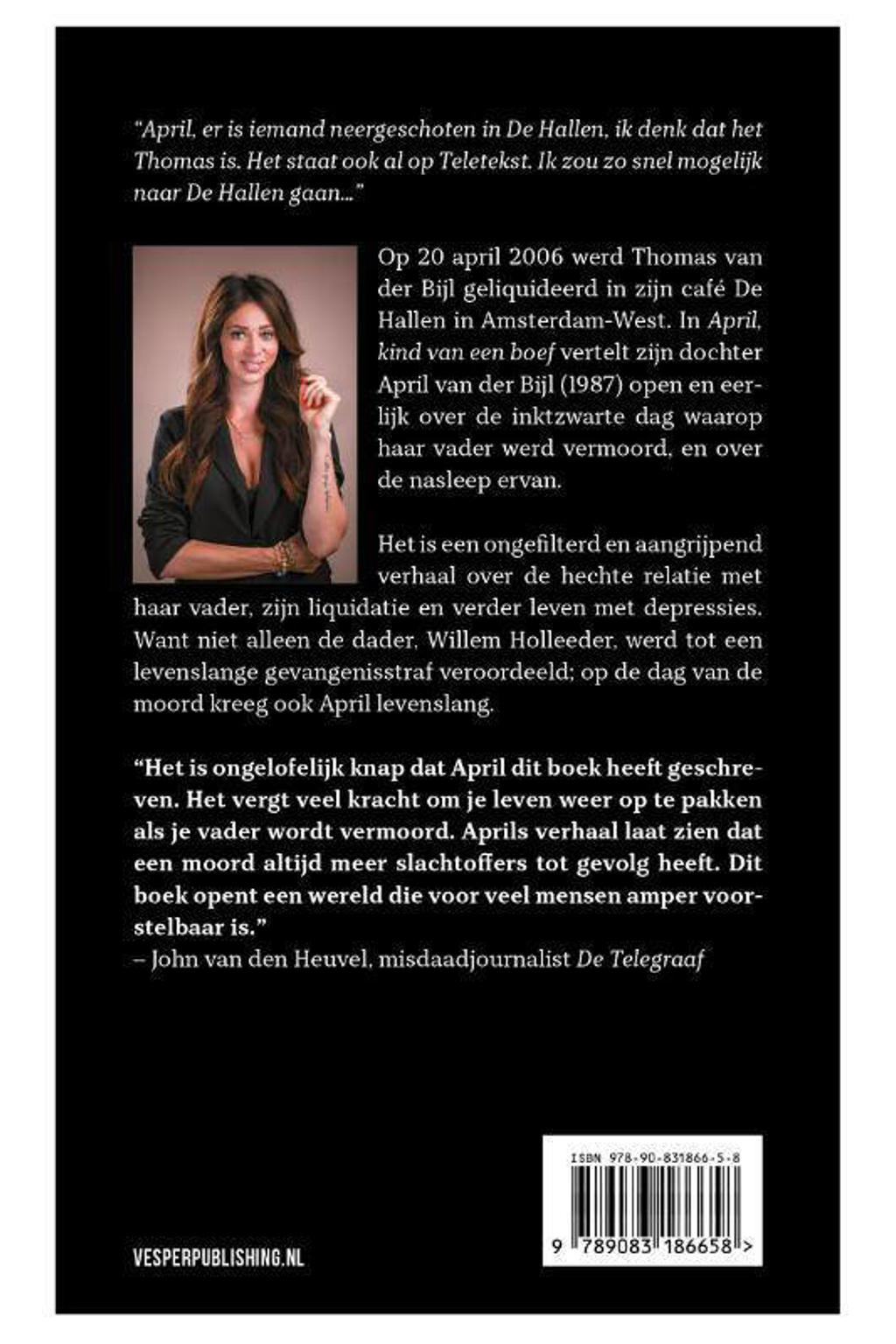 April van der Bijl April, kind van een boef | wehkamp