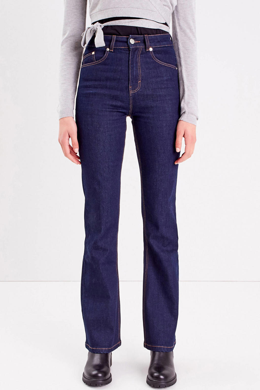 Cache Cache high waist bootcut jeans denim brut | wehkamp