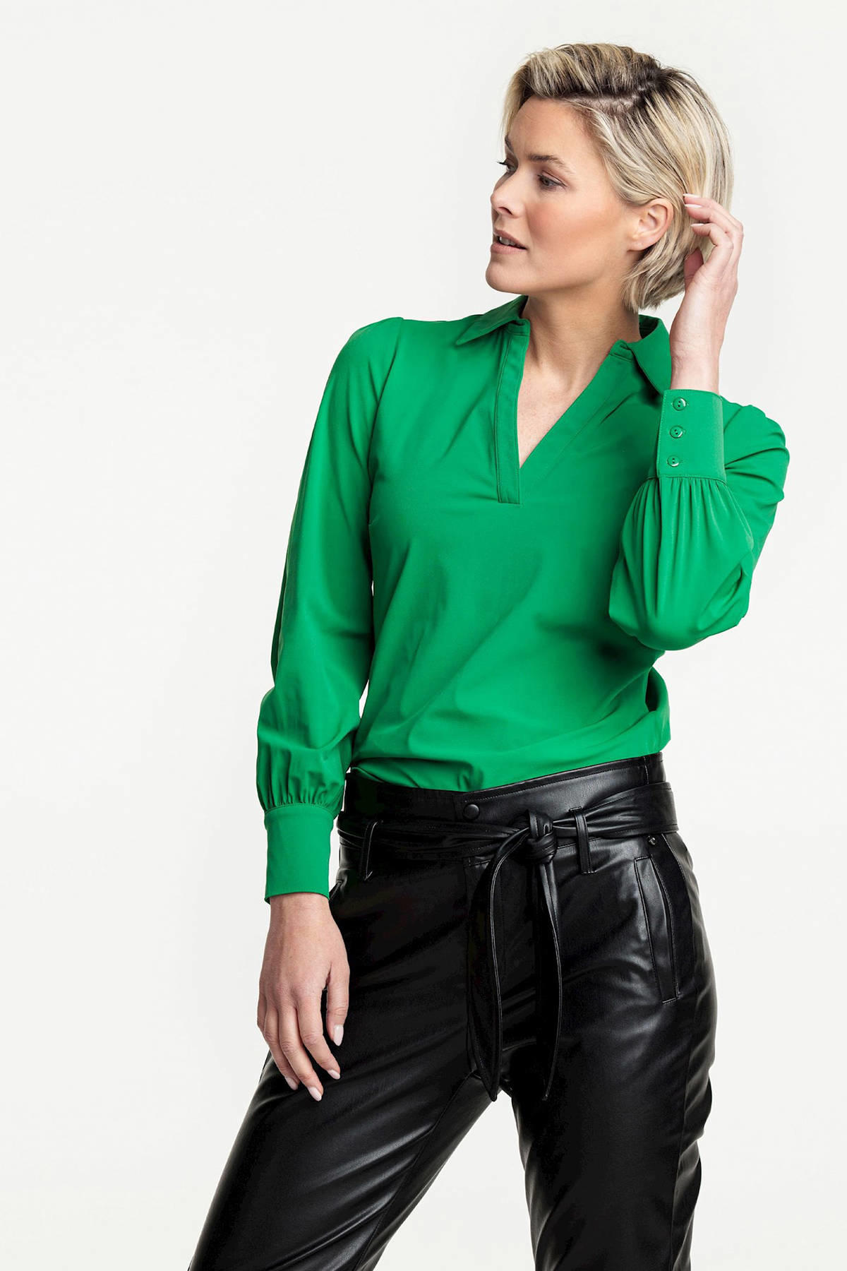 Tramontana top Top Travel Solid van travelstof groen | wehkamp