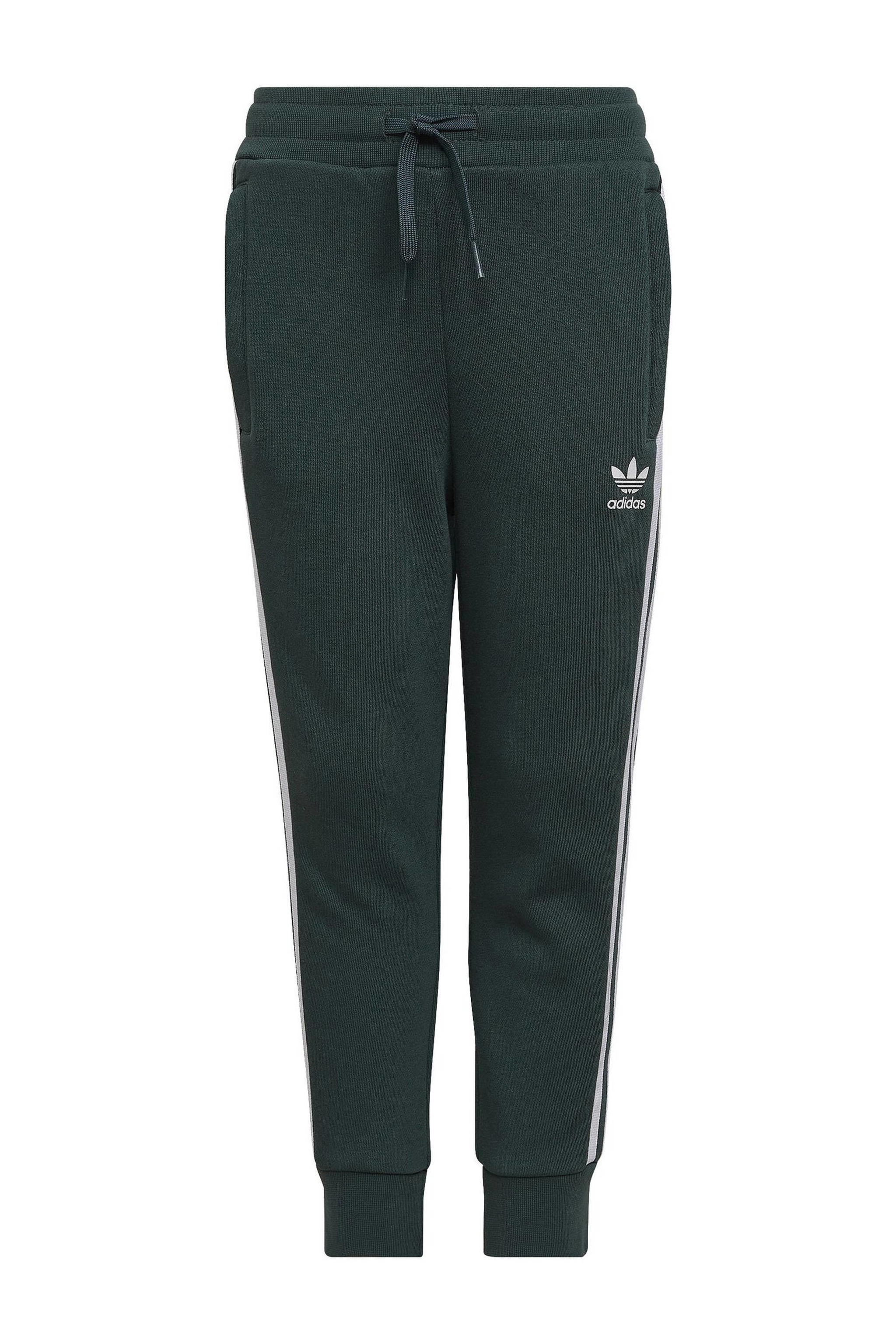 adidas Originals Adicolor joggingpak groen/wit | wehkamp