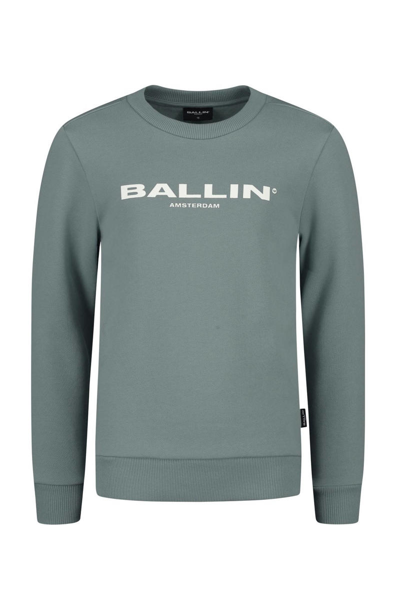Ballin unisex sweater grijsblauw | wehkamp