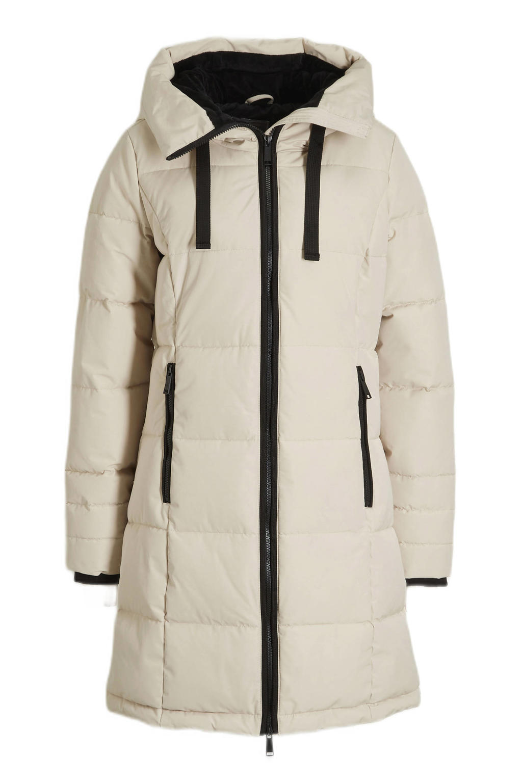 Geisha gewatteerde winterjas ecru | wehkamp