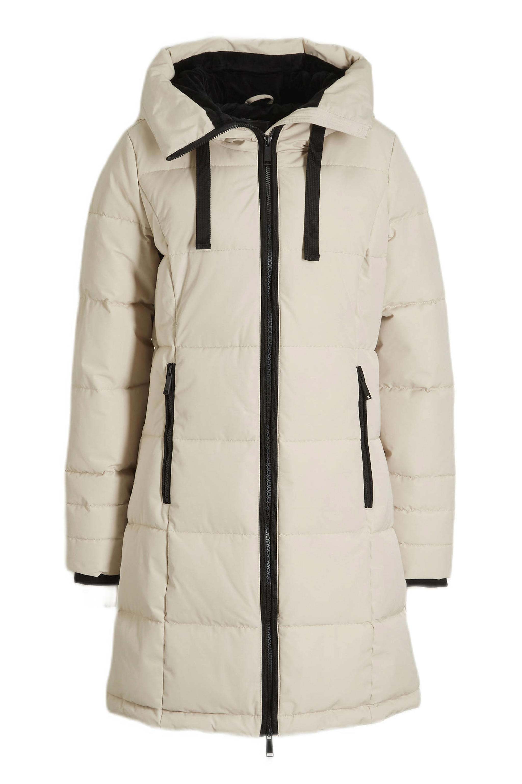 Geisha gewatteerde winterjas ecru | wehkamp