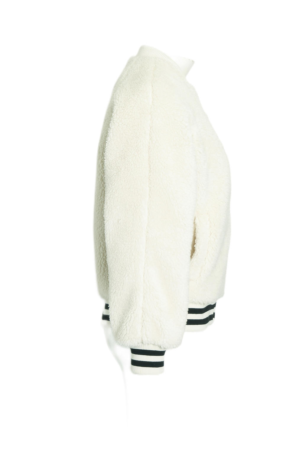 anytime teddy bomberjack creme | wehkamp