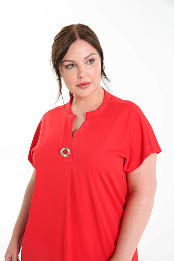 Rode t-shirts voor dames online kopen? | Morgen in huis | Wehkamp