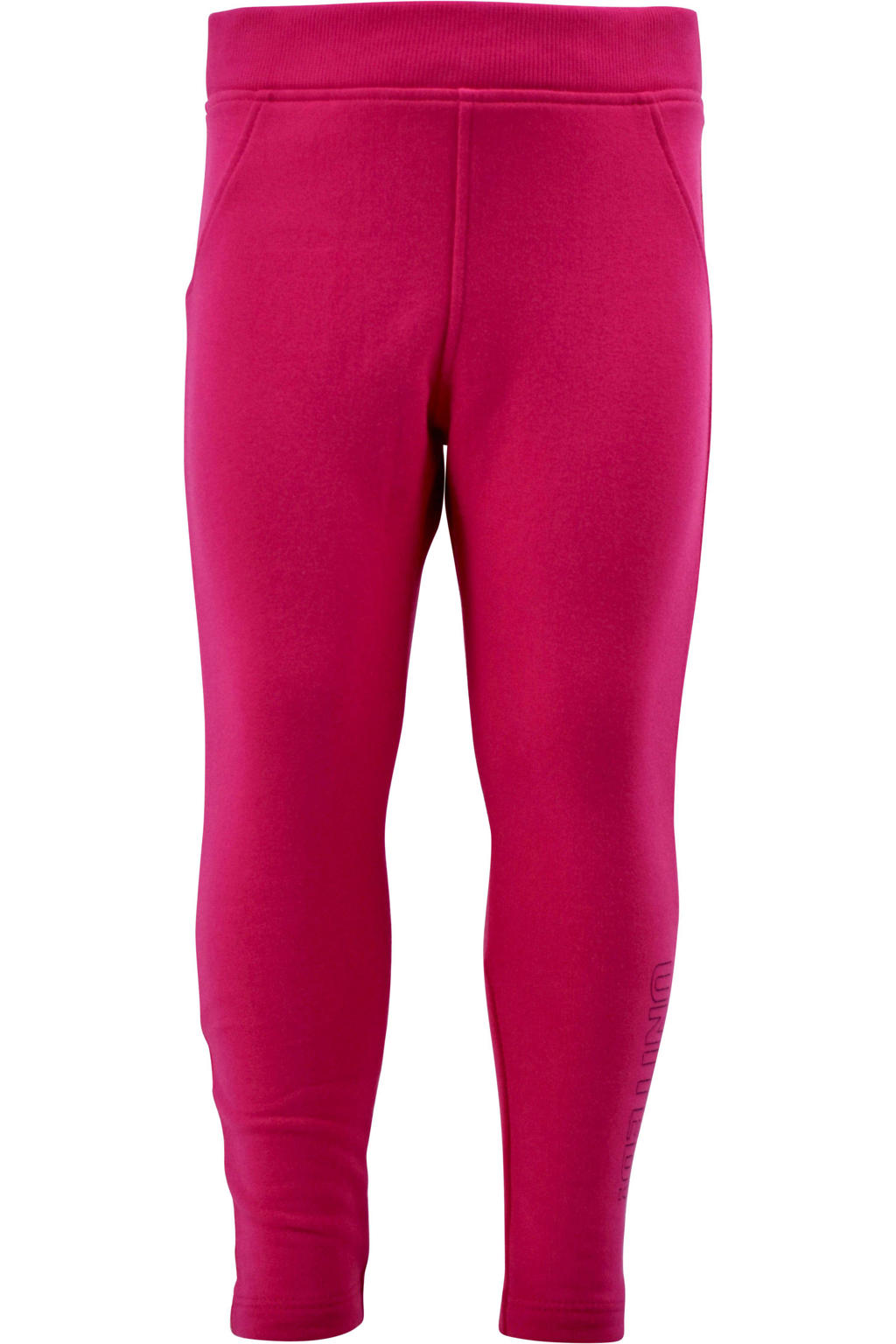 Born by Kiddo United regular fit broek Francien met printopdruk roze ...