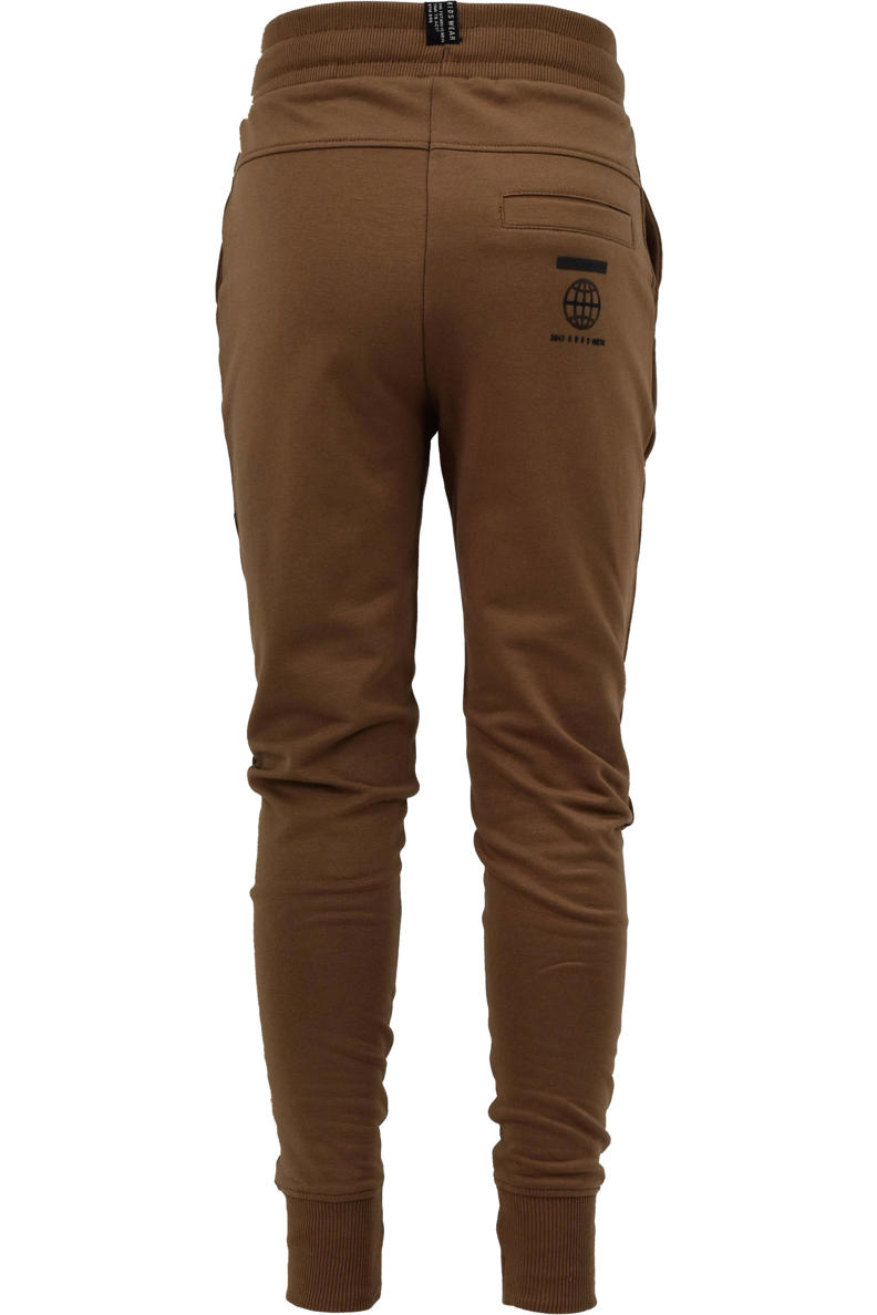 KIDDO regular fit broek Gino met printopdruk bruin | wehkamp