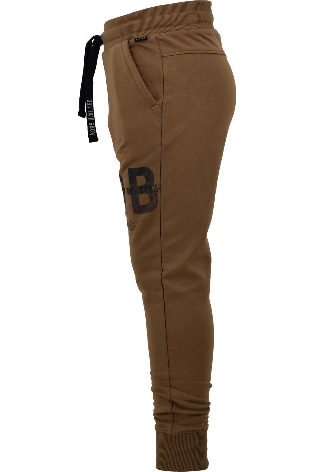 KIDDO regular fit broek Gino met printopdruk bruin | wehkamp