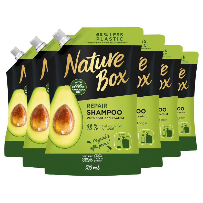 Nature Box Shampoo Avocado - 6 x 500 ml - voordeelverpakking | wehkamp