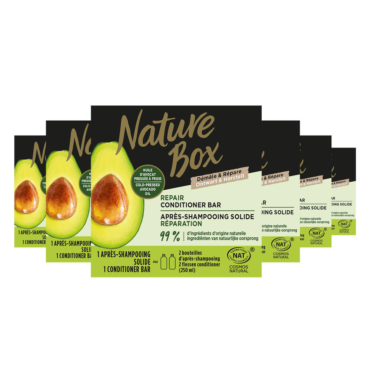 Nature Box Conditioner Bar Argan - 6 x 80 gr - voordeerverpakking | wehkamp