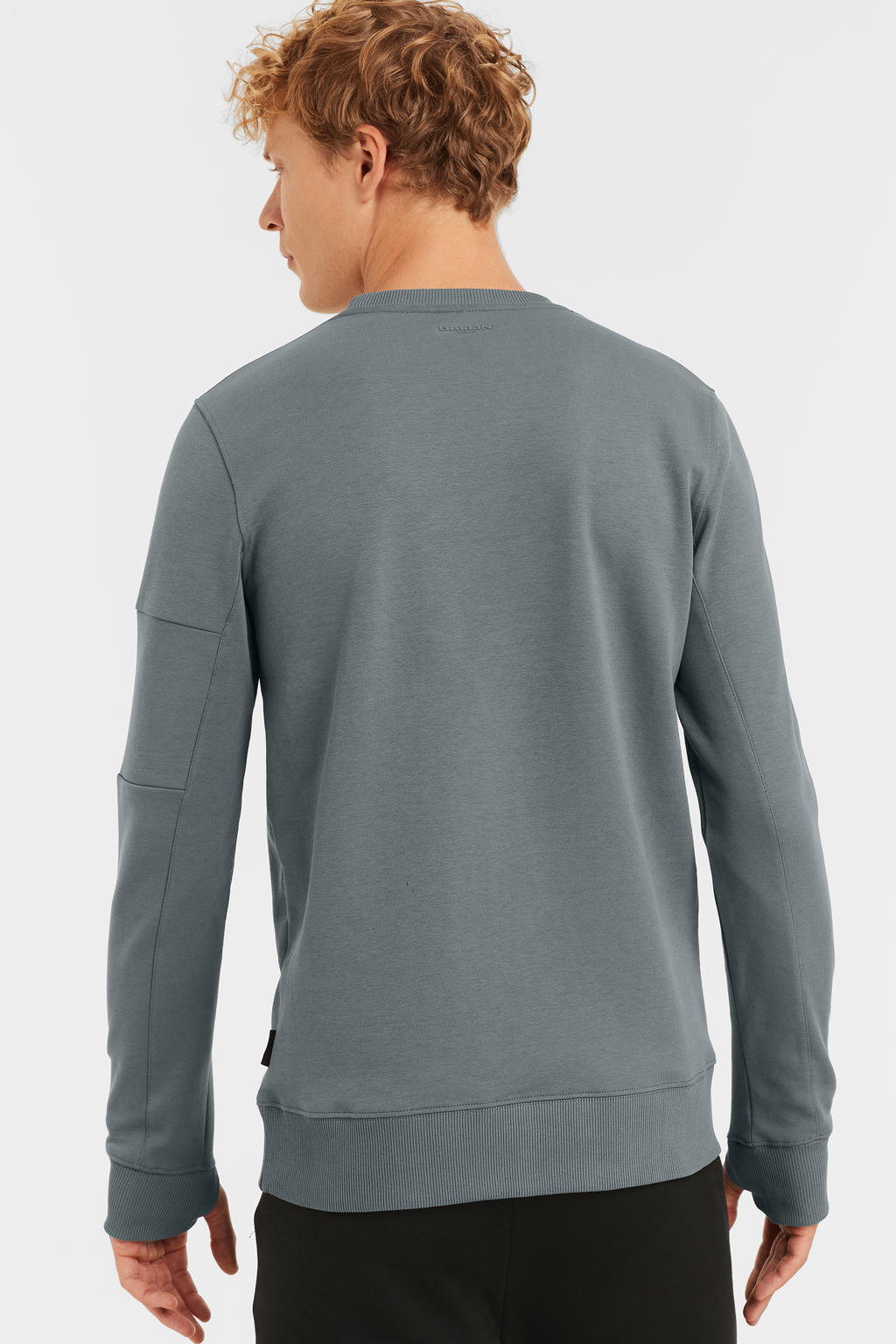 Ballin sweater met logo mid blue | wehkamp