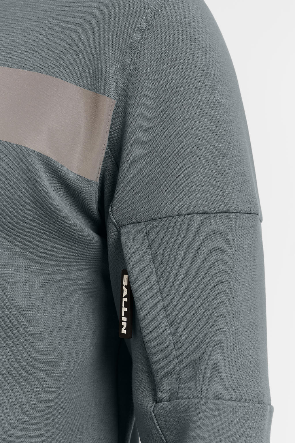 Ballin sweater met logo mid blue | wehkamp